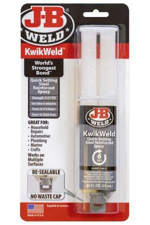 J-B Weld Kwik Weld Steel Epoxy 25 ml. - Autóápoló Webshop